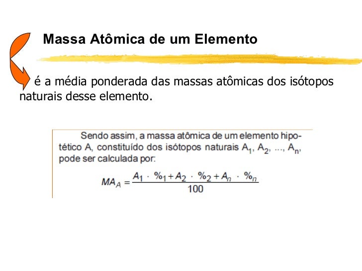 Massas Atômicas e Moleculares