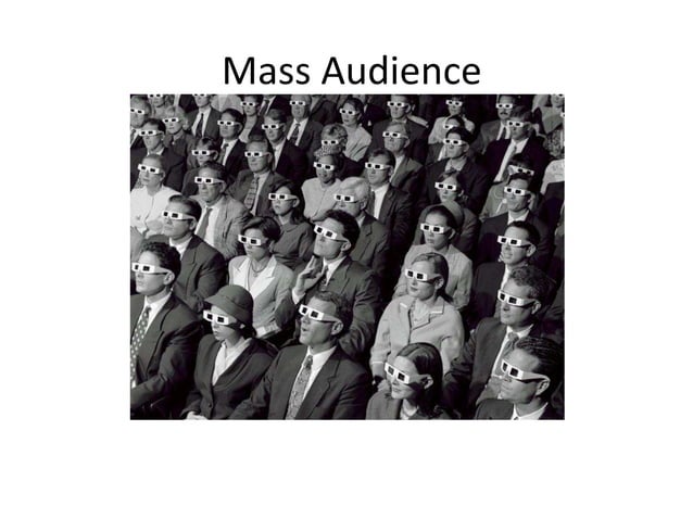 Mass audience | PPTX