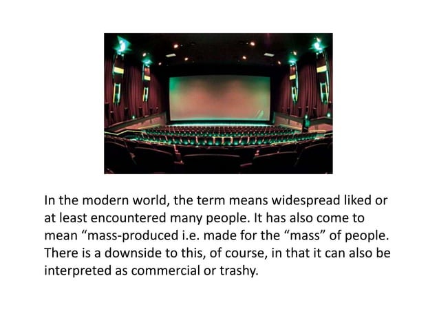 Mass audience | PPTX