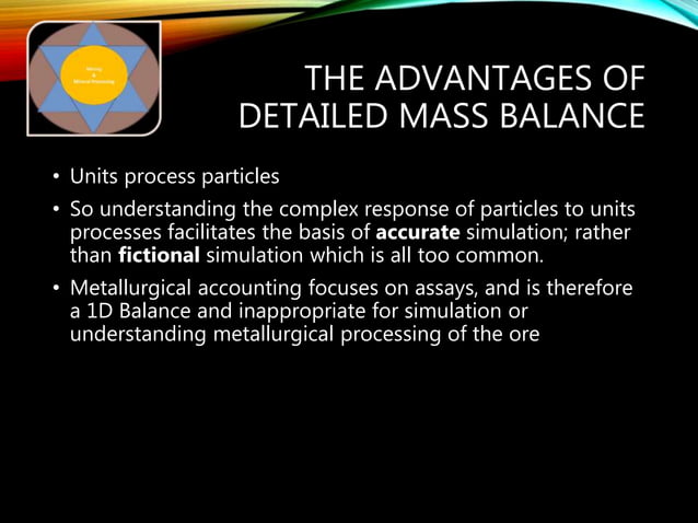 Mass balancing techniques The Midas approach | PPTX | Business ...