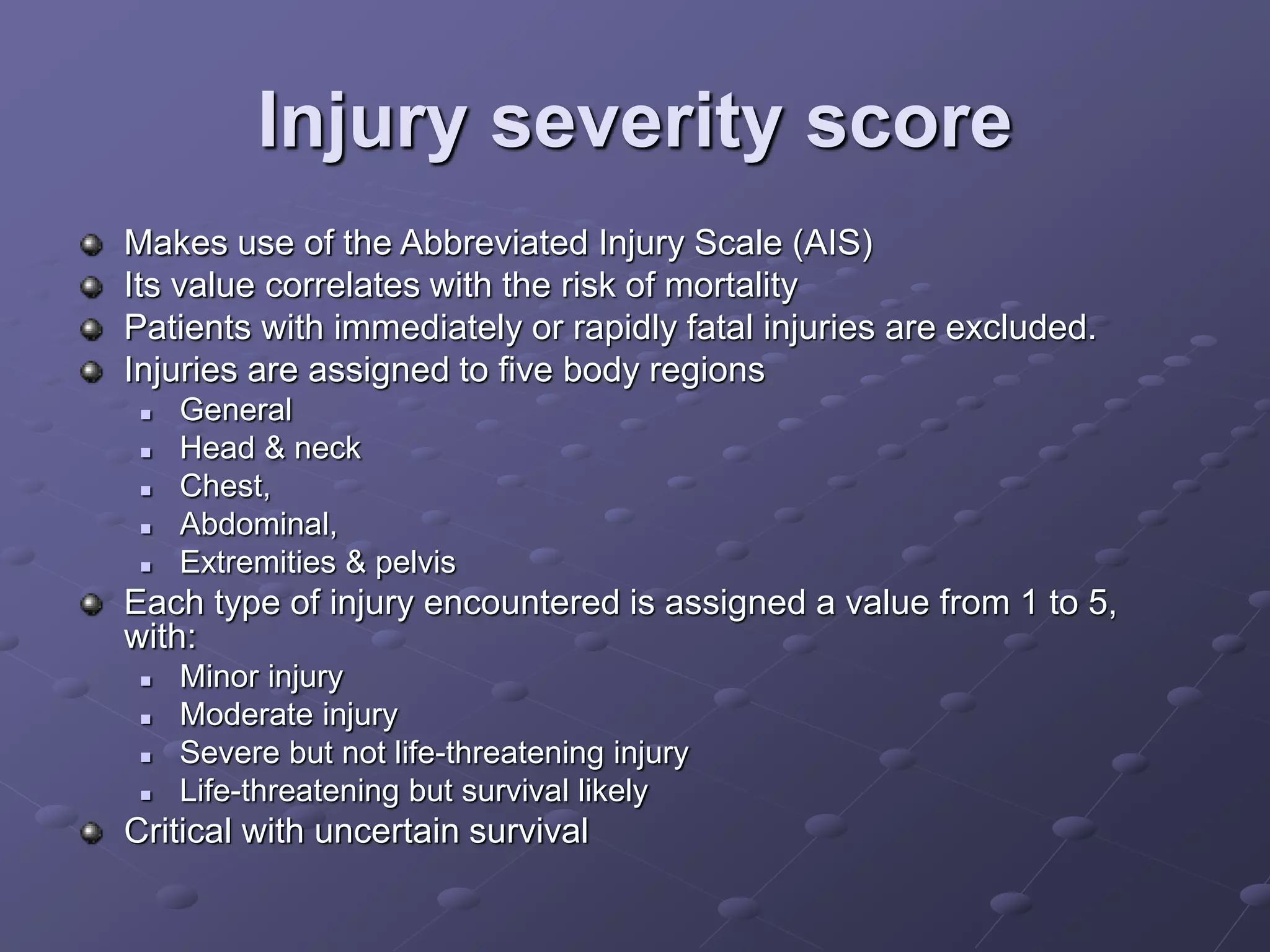 Mass casualty and triage | PPT