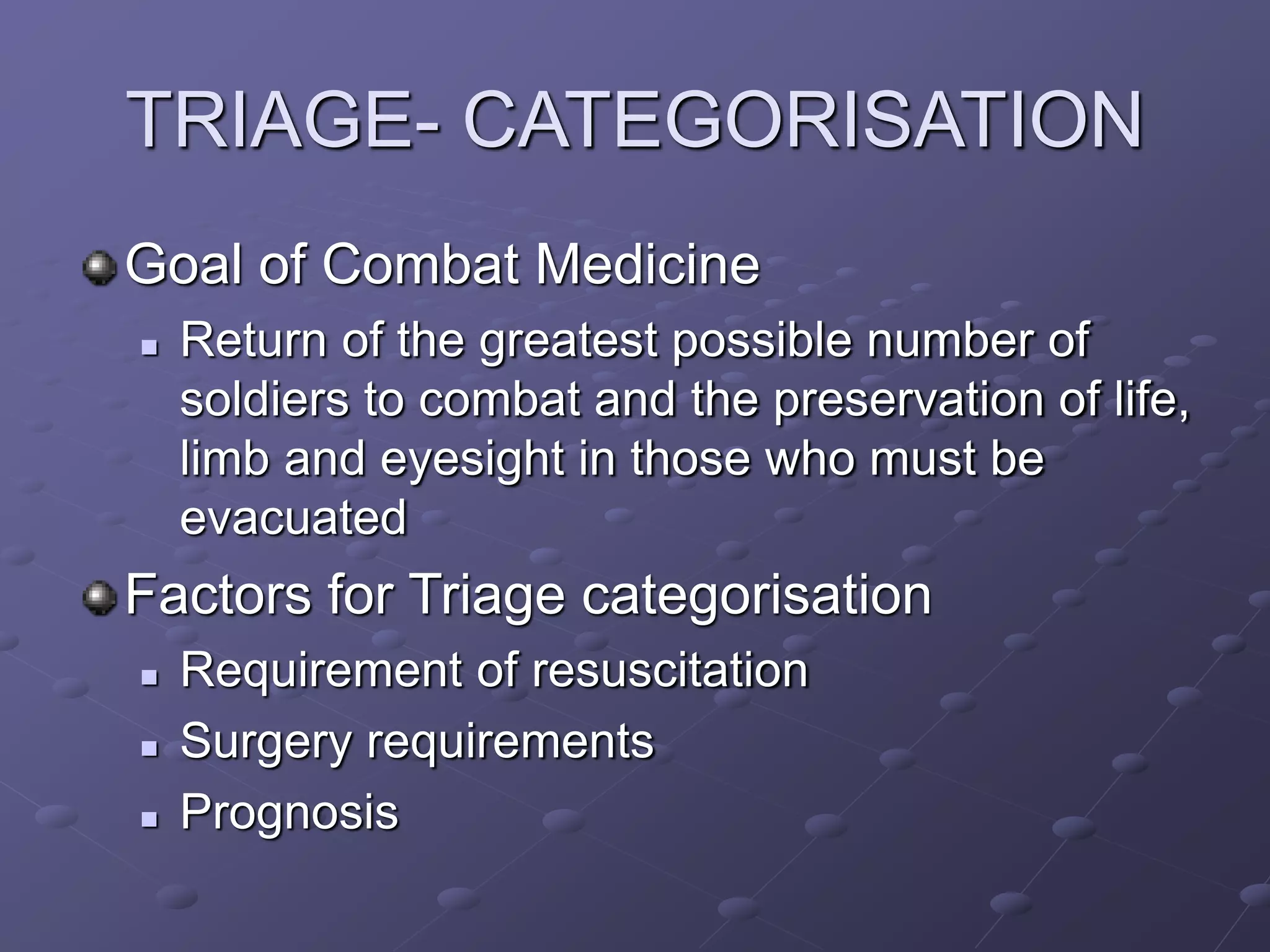 Mass casualty and triage | PPT