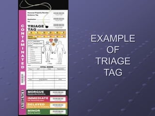 Mass casualty and triage | PPT