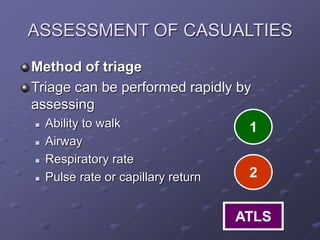 Mass casualty and triage | PPT