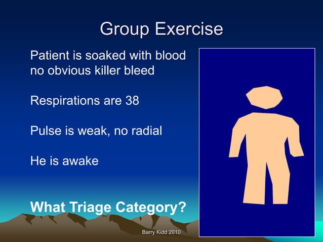 Mass casualty incident program s.t.a.r.t. | PPT | First Aid | Injuries