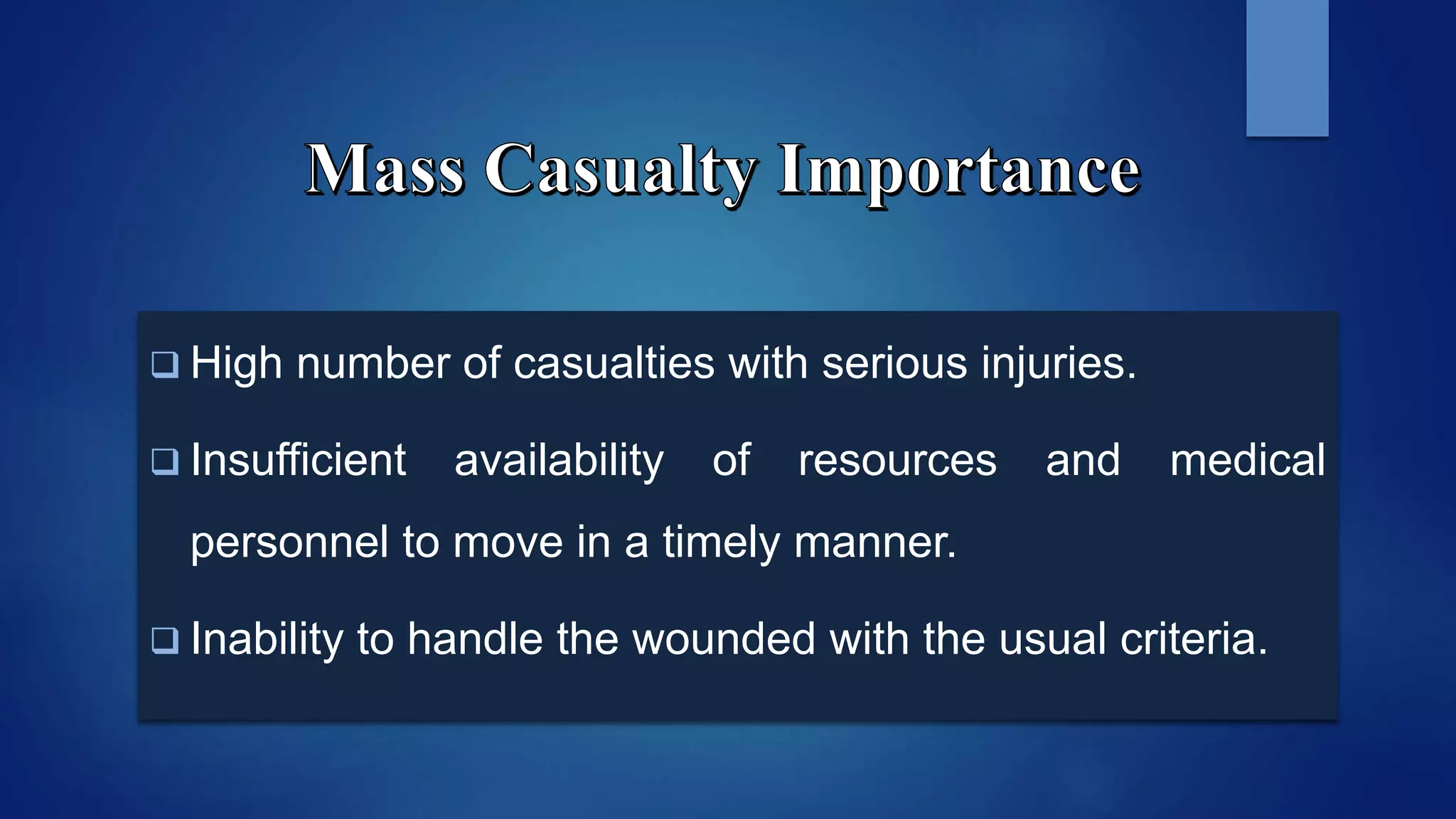 Mass casualty management | PPTX