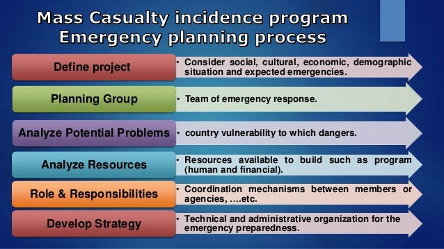 Mass casualty management