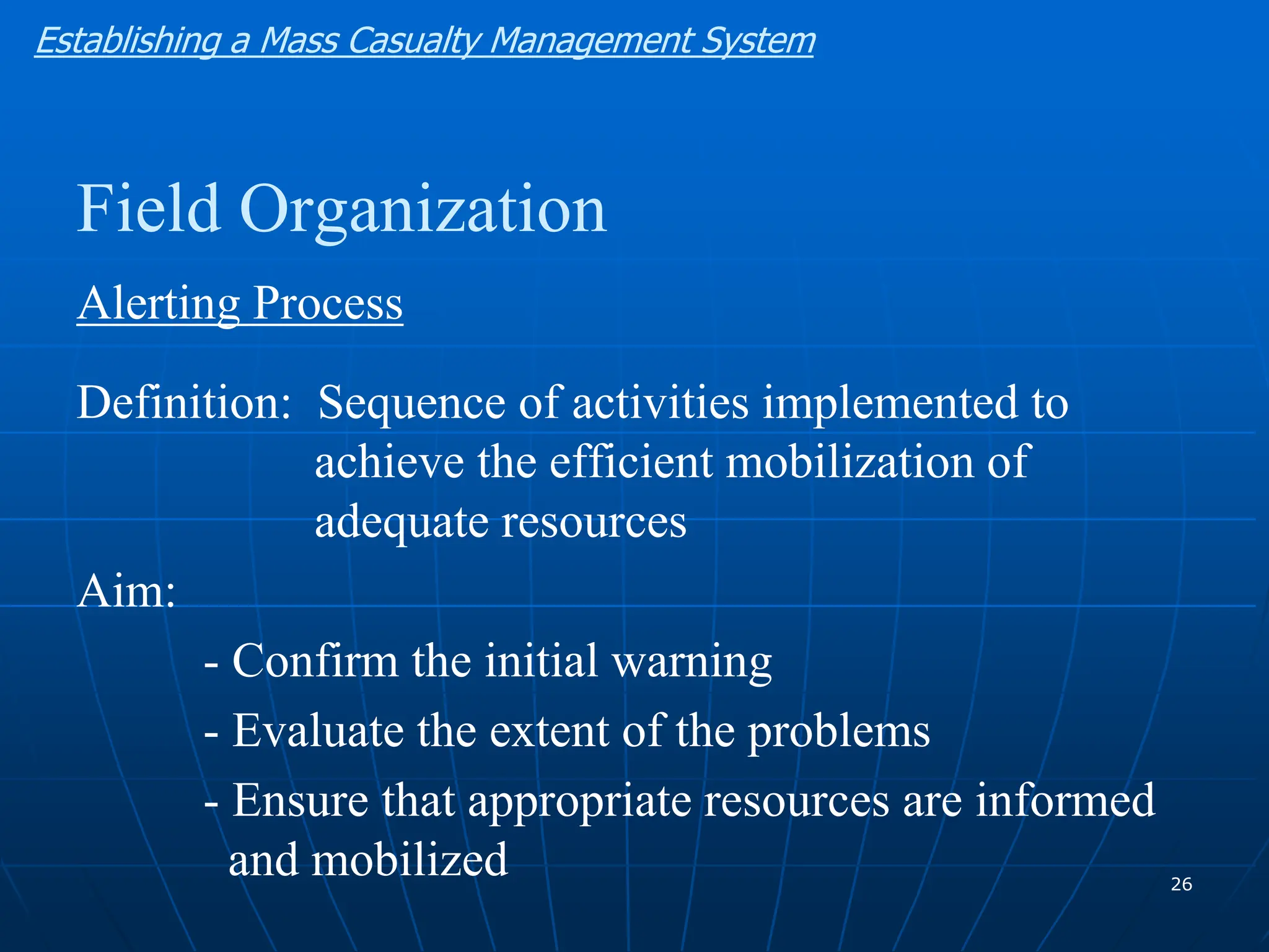 Mass Casualty Management System - Principles & Methods | PPTX
