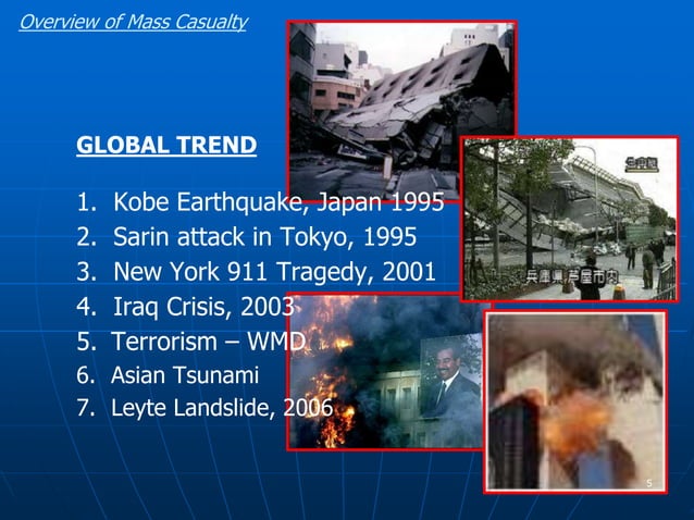 Mass Casualty Management System - Principles & Methods | PPTX