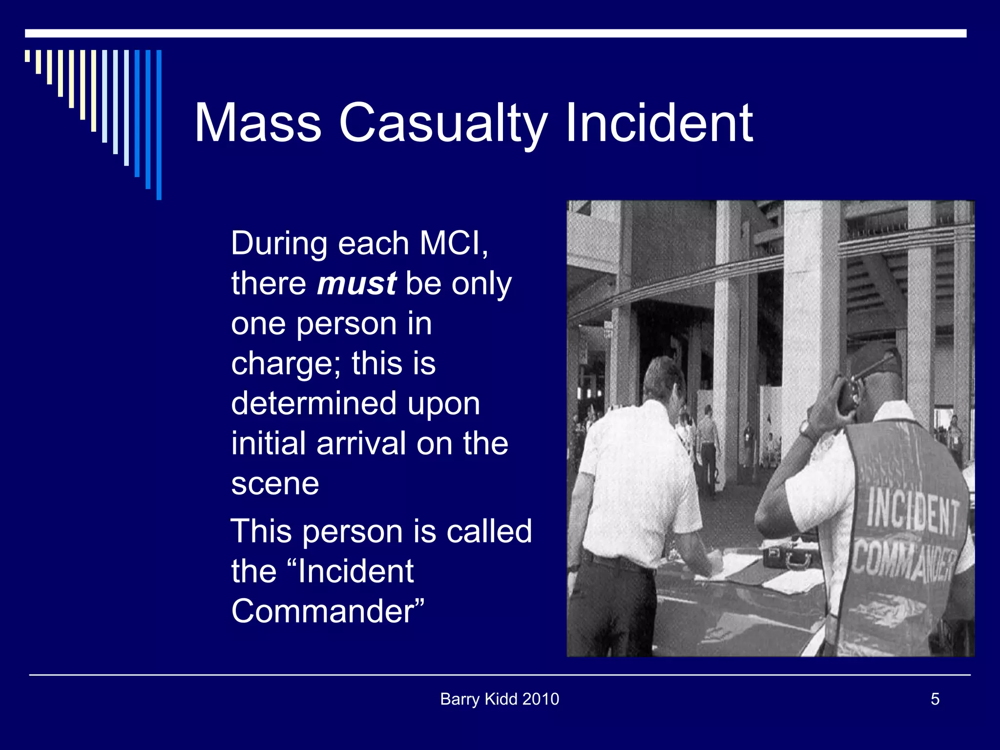 Mass casulaty incidents | PPT