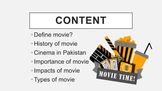 movies and its impacts, Mass Communication | PPT