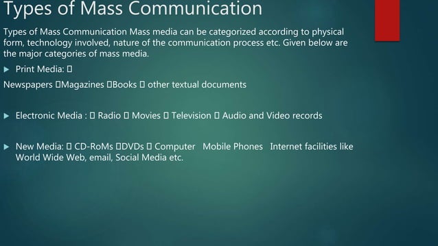 HEALTH COMMUNICATION & MASS MEDIA IN PUBLIC HEALTH | PPTX