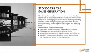 Masscomm Solutions event management company profile | PDF