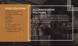 Masscomm Solutions event management company profile | PDF