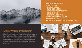 Masscomm Solutions event management company profile | PDF