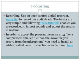 Mass Communication & Media Literacy 14 | PPTX | Digital Audio ...