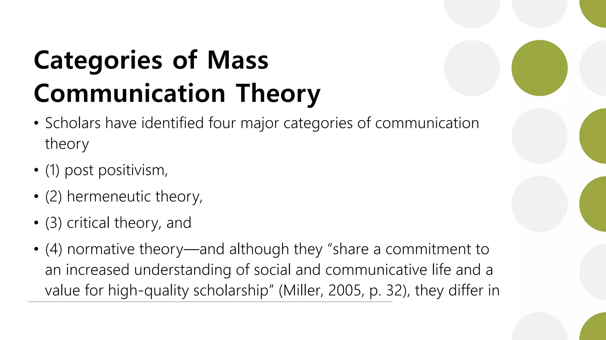 Mass communication theory –evolution and development.pptx