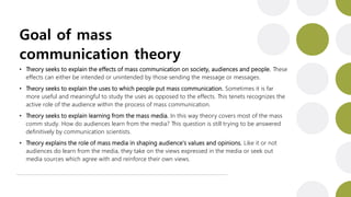Mass communication theory –evolution and development.pptx
