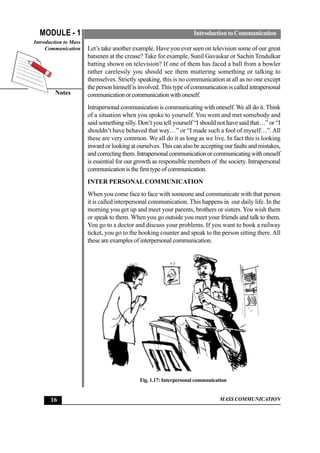 Mass Communication unit 1 | PDF