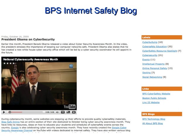 BPS Internet Safety Campaign | PPT