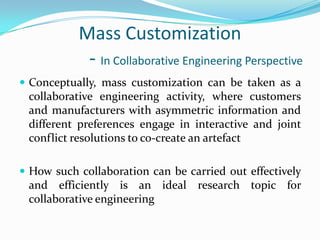 Mass customization | PPTX
