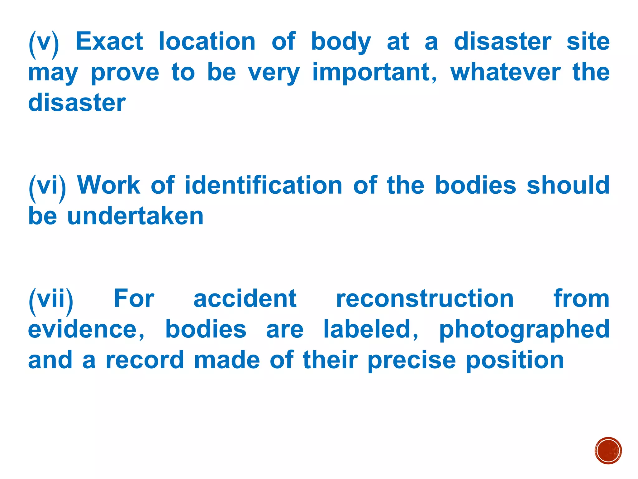 Mass disaster in Forensic Medicine | PPTX