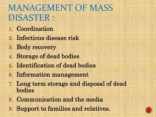 Mass disaster in Forensic Medicine | PPTX