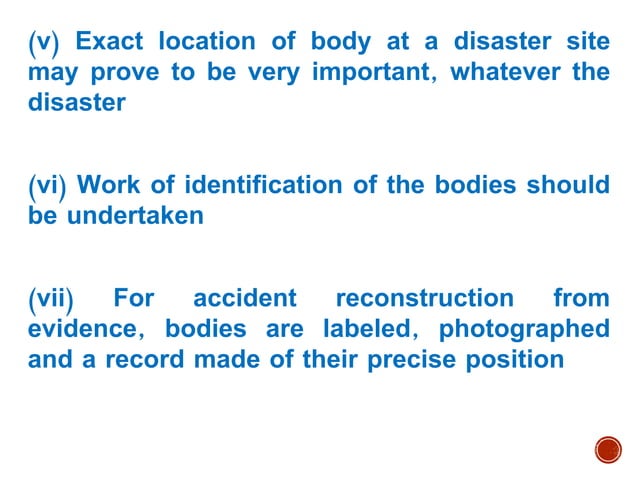 Mass disaster in Forensic Medicine | PPTX