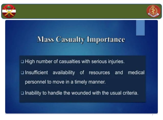 Mass Disaster Management slide use in Medical Area | PPT