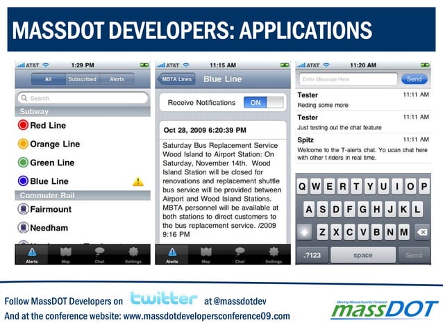 MassDOT Developers Presentation - December 2009 | PDF | Technology & Computing