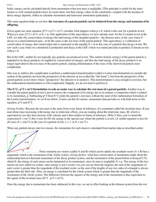 Mass, energy and momentum at cms i2 u2 | PDF