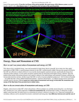 Mass, energy and momentum at cms i2 u2 | PDF