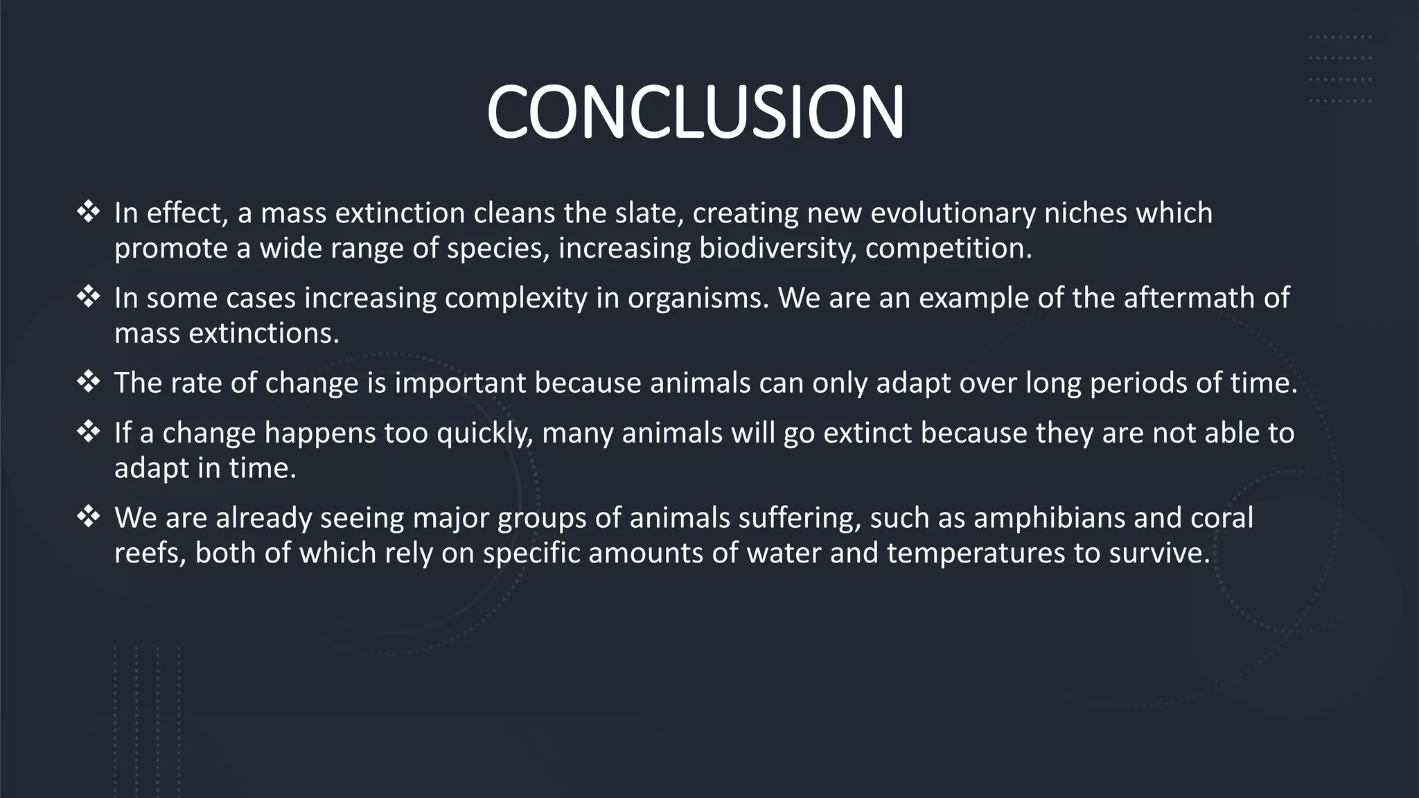 MASS EXTINCTION | PPT