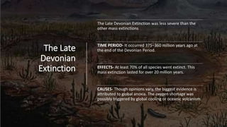 MASS EXTINCTION | PPT