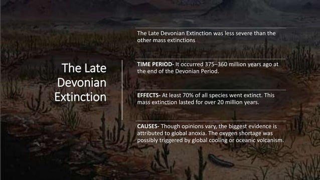 MASS EXTINCTION | PPT