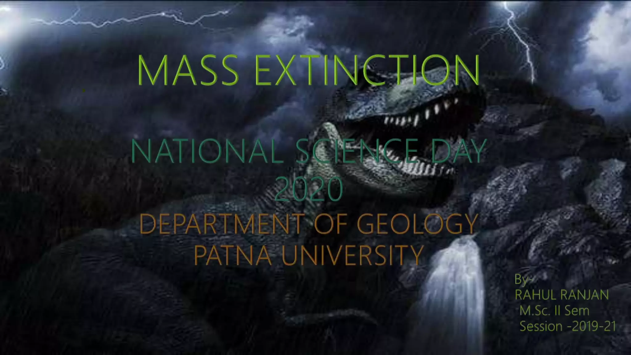 Mass extinction | PPT