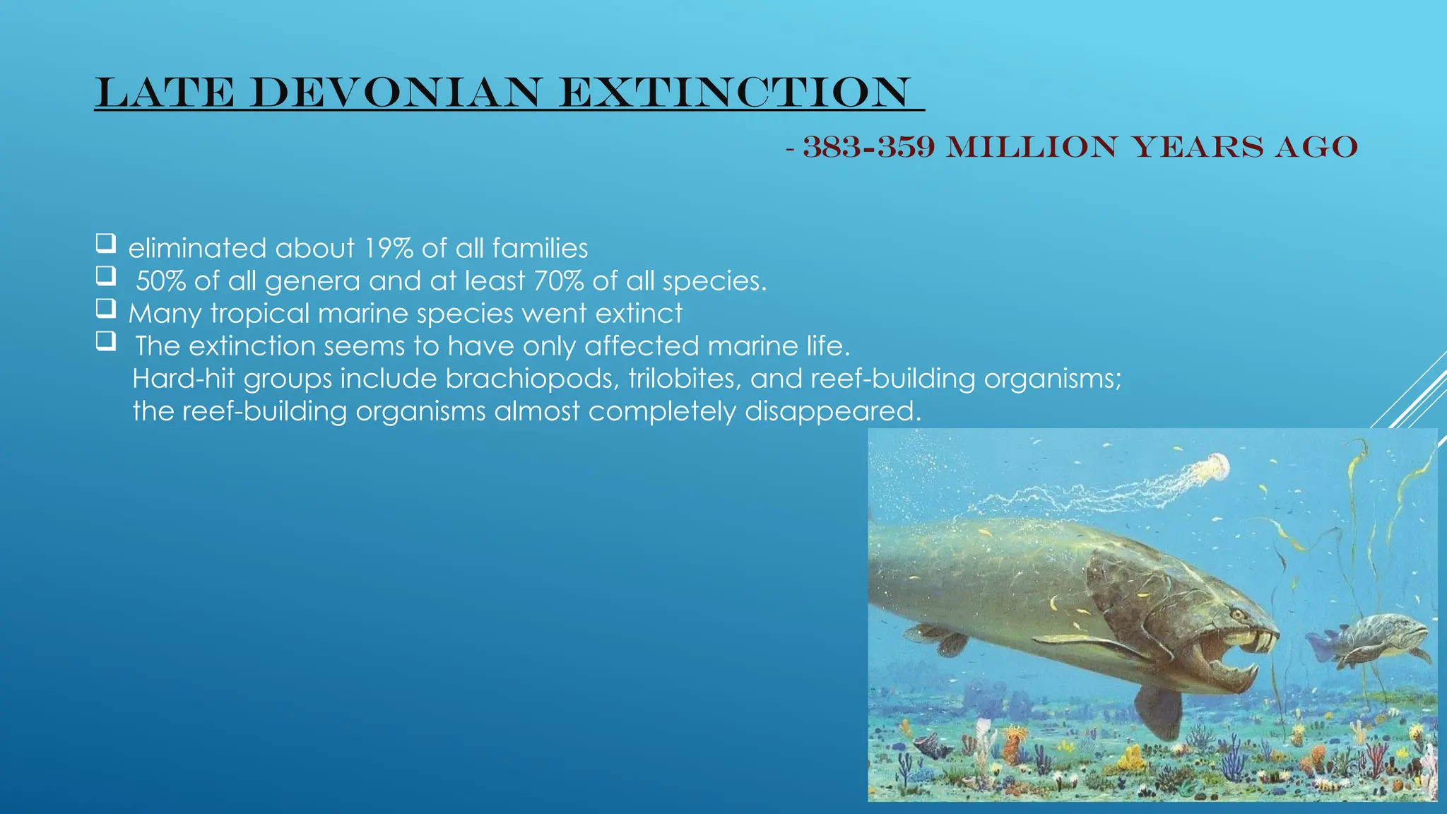 MASS EXTINCTION, the role in evolution, and the types of mass extinction | PPT