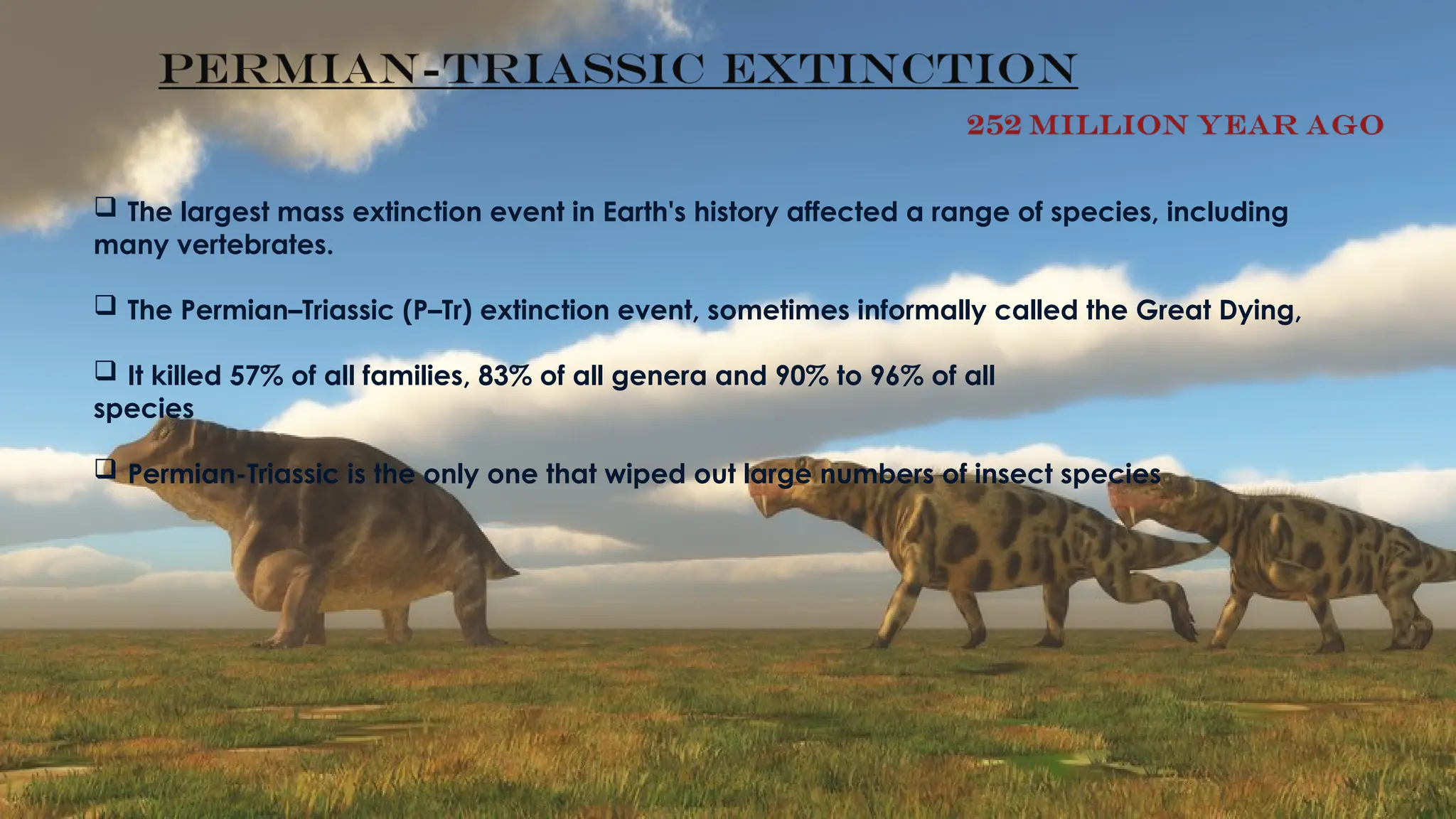 MASS EXTINCTION, the role in evolution, and the types of mass extinction | PPT