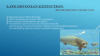 MASS EXTINCTION, the role in evolution, and the types of mass ...