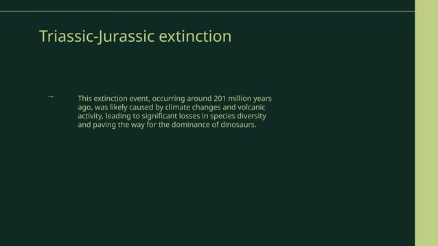 About five extinctions happen in earth ppt | PPT