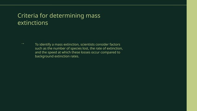 About five extinctions happen in earth ppt | PPT