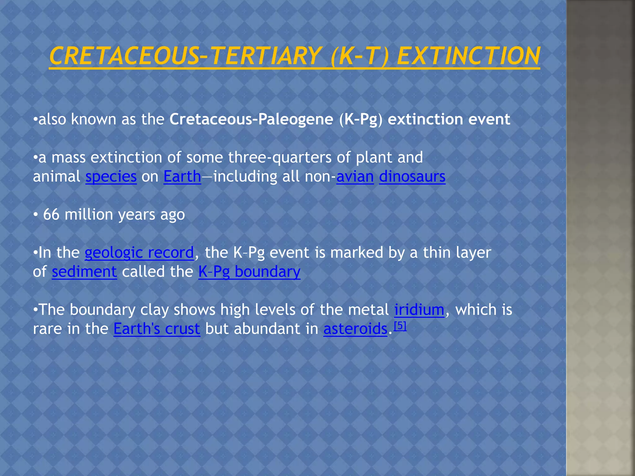 Mass extinction | PPTX