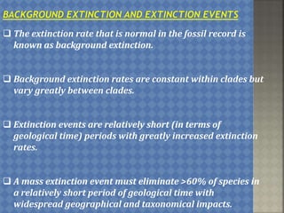 Mass extinction | PPTX