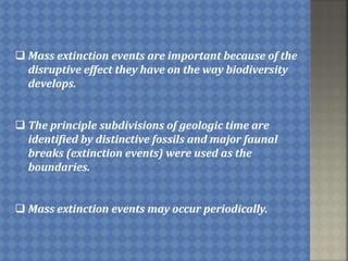 Mass extinction | PPTX