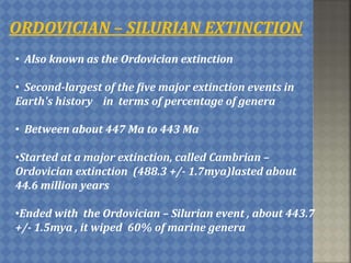Mass extinction | PPTX