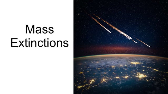 Mass Extinctions and Human Activity.pptx