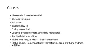 Mass Extinction Seminar Geology | PPT