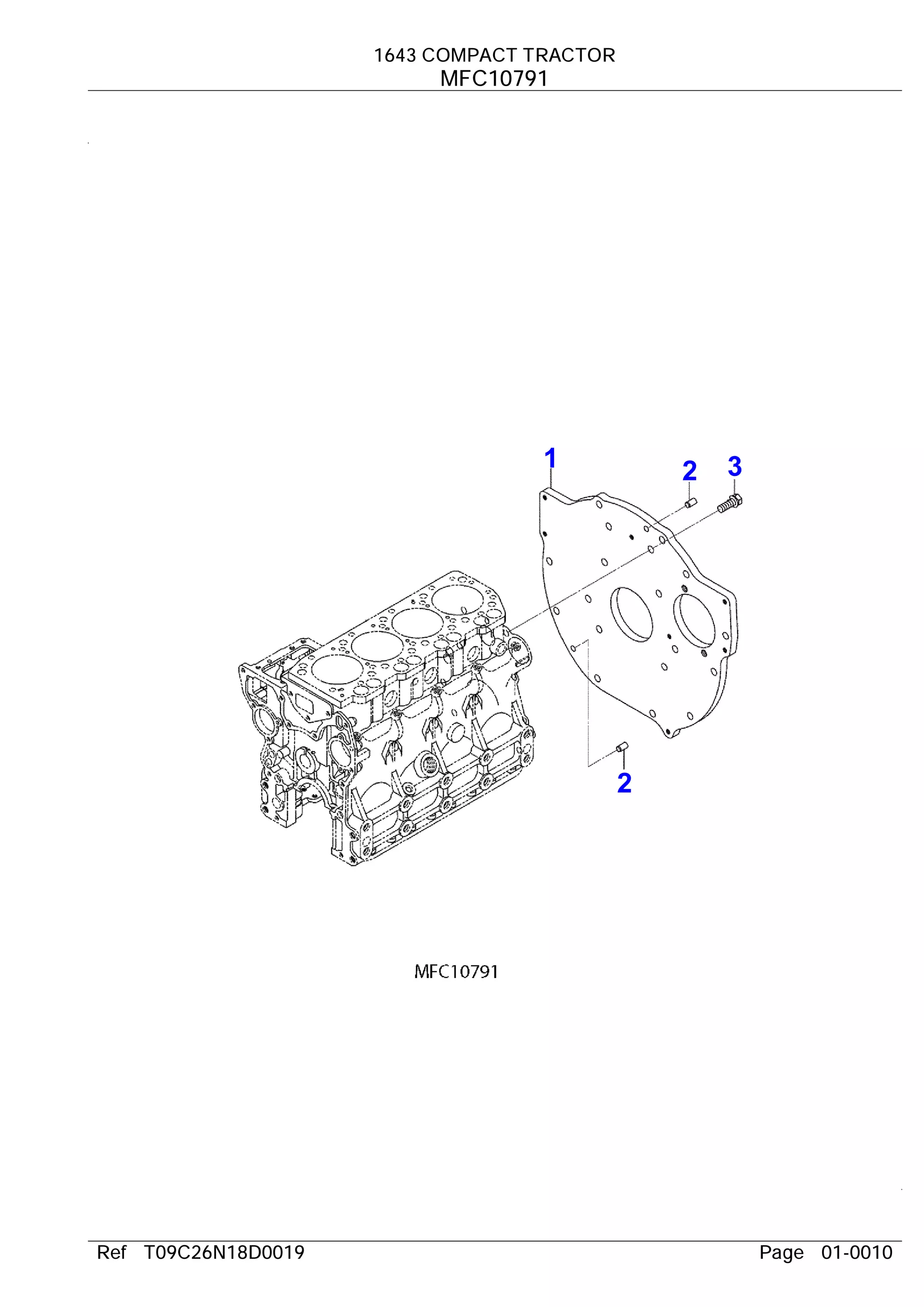 Massey ferguson 1643 compact tractor parts catalogue manual | PDF