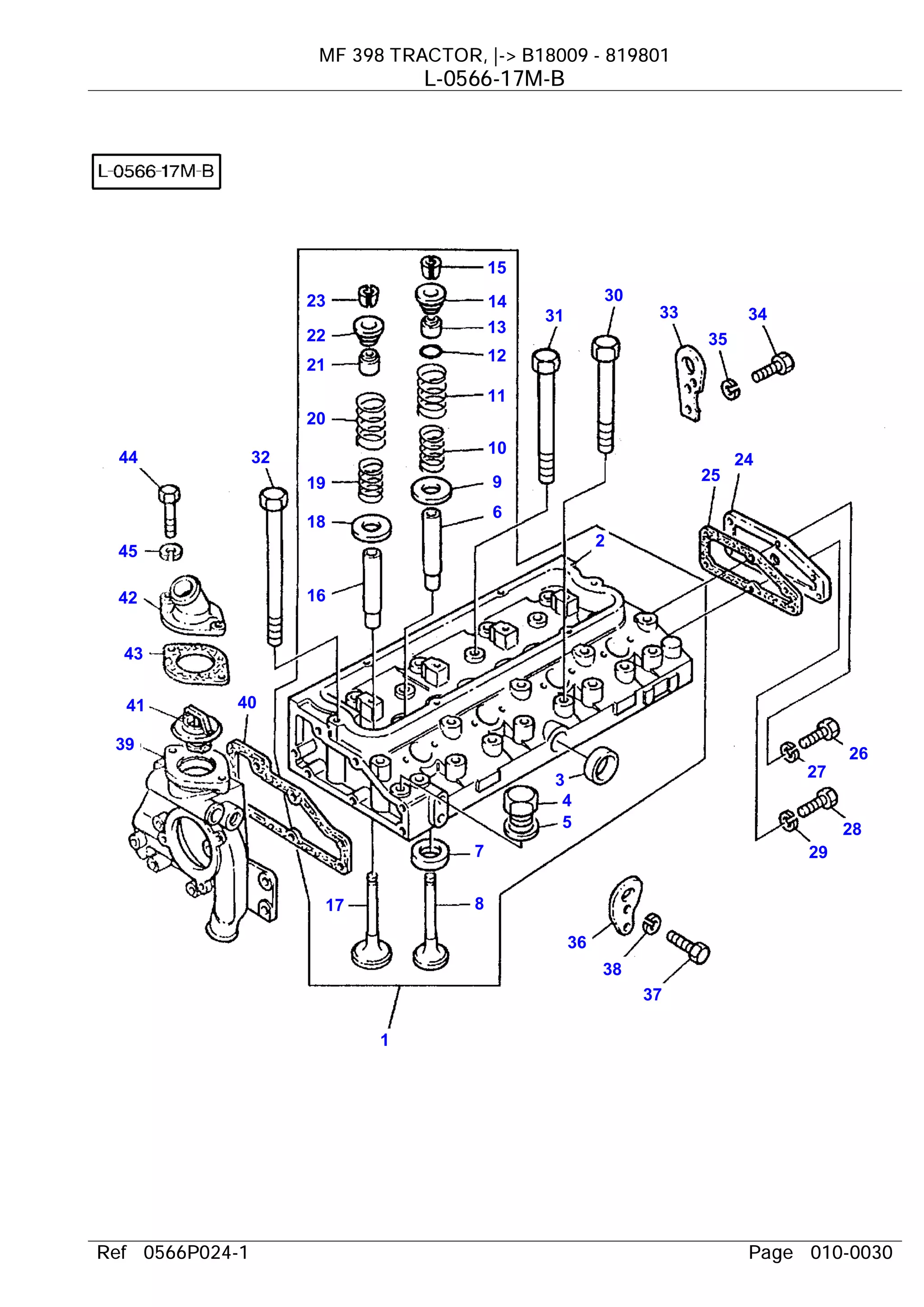 Massey Ferguson 398 TRACTOR, - B18009 Parts Catalogue Manual.pdf