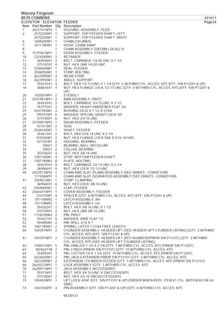 Massey ferguson 8570 combine parts catalogue manual | PDF
